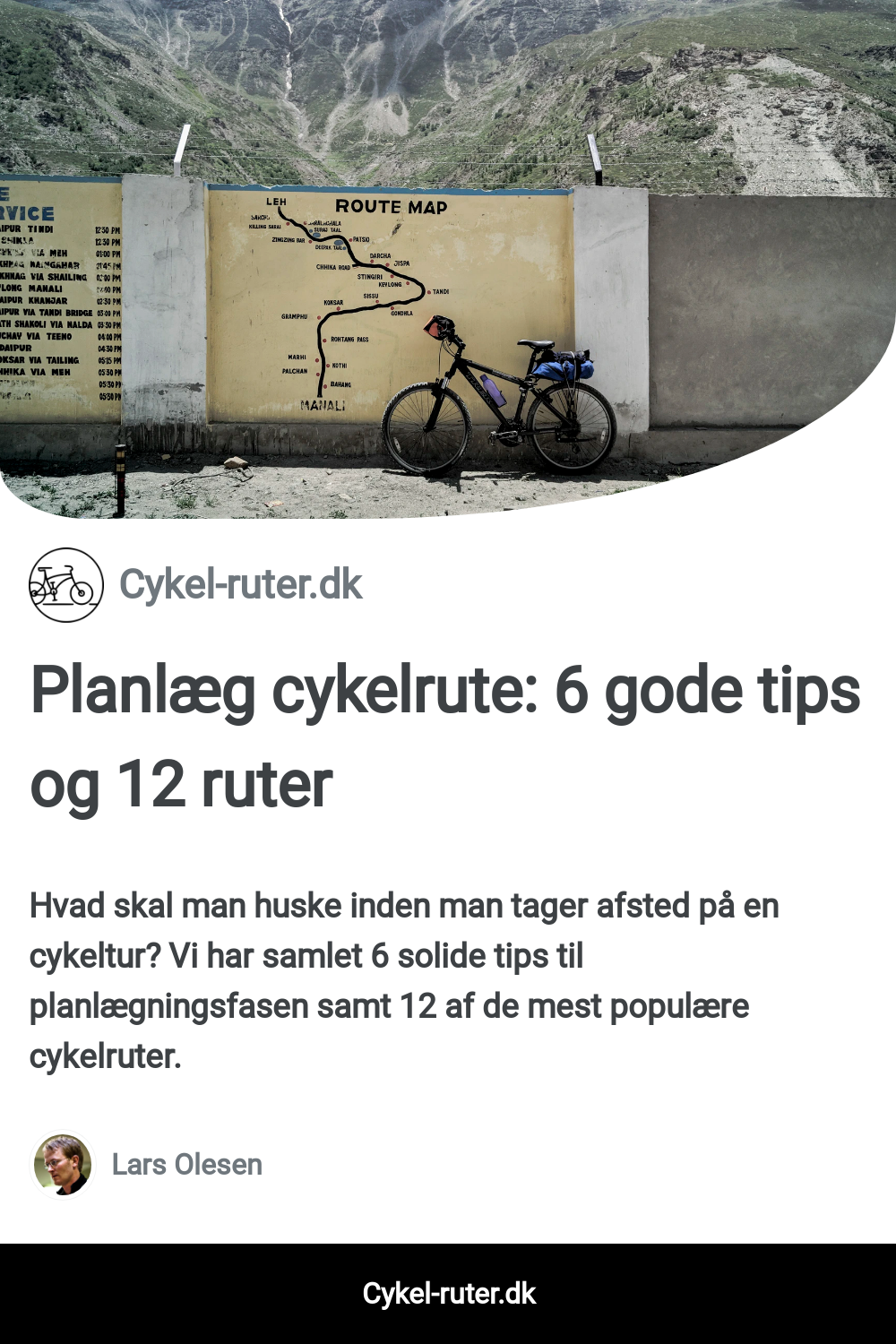 Planlæg cykelrute: 6 gode tips og 12 ruter